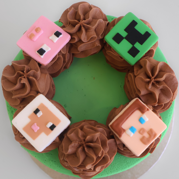 Minecraft Birthday Cake Melbourne - The Cupcake Queens