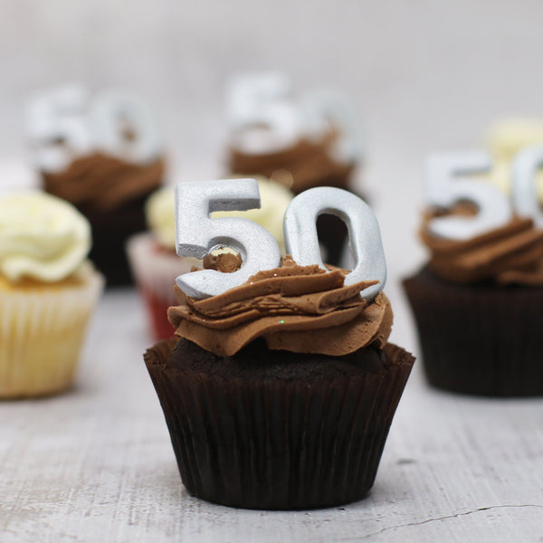 50th Birthday Cupcake Ideas Birthday Cupcake Topper Happy 50th