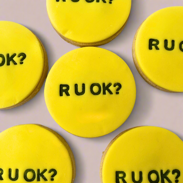 R U OK Shortbread Cookies - The Cupcake Queens