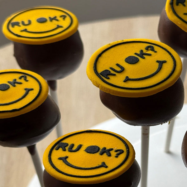 R U OK Cake Pops - The Cupcake Queens