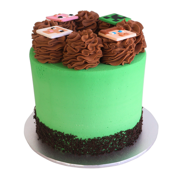 Minecraft Birthday Cake Melbourne - The Cupcake Queens